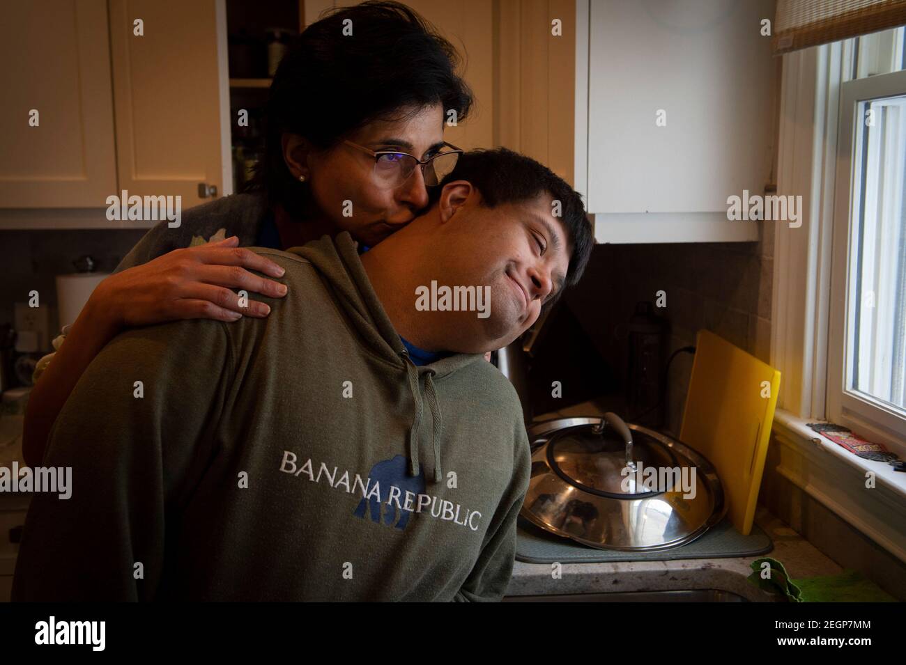 Atlanta, GA, USA. 18th Feb, 2021. Aarti Sahgal and her son Angad are ...