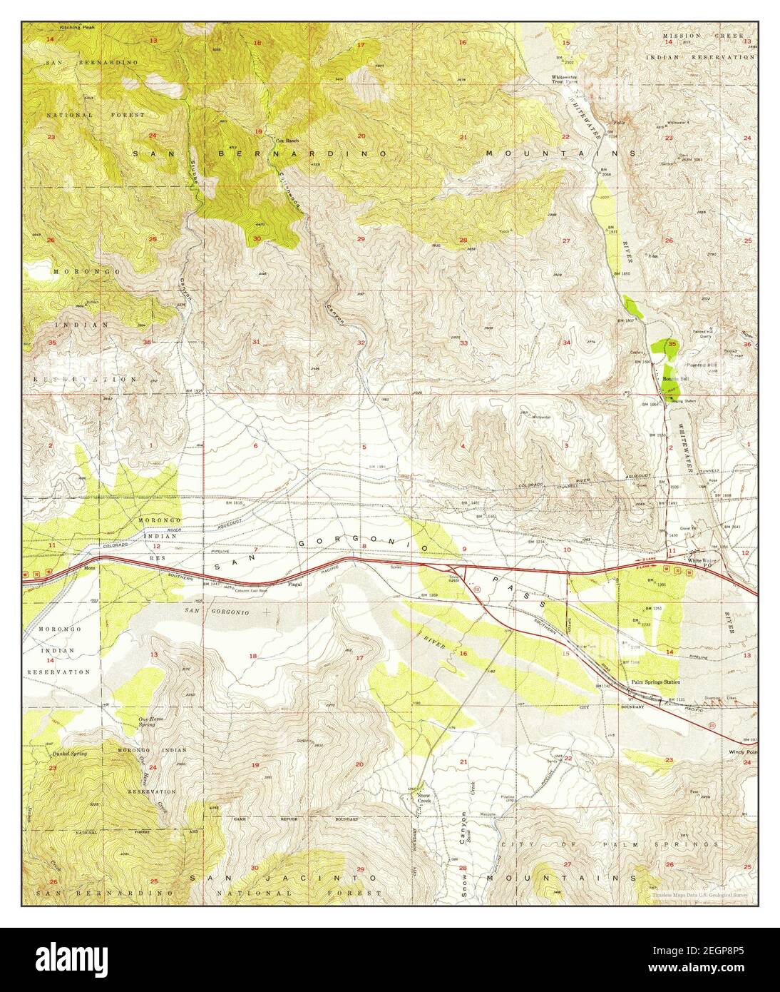 Map of whitewater hi-res stock photography and images - Alamy