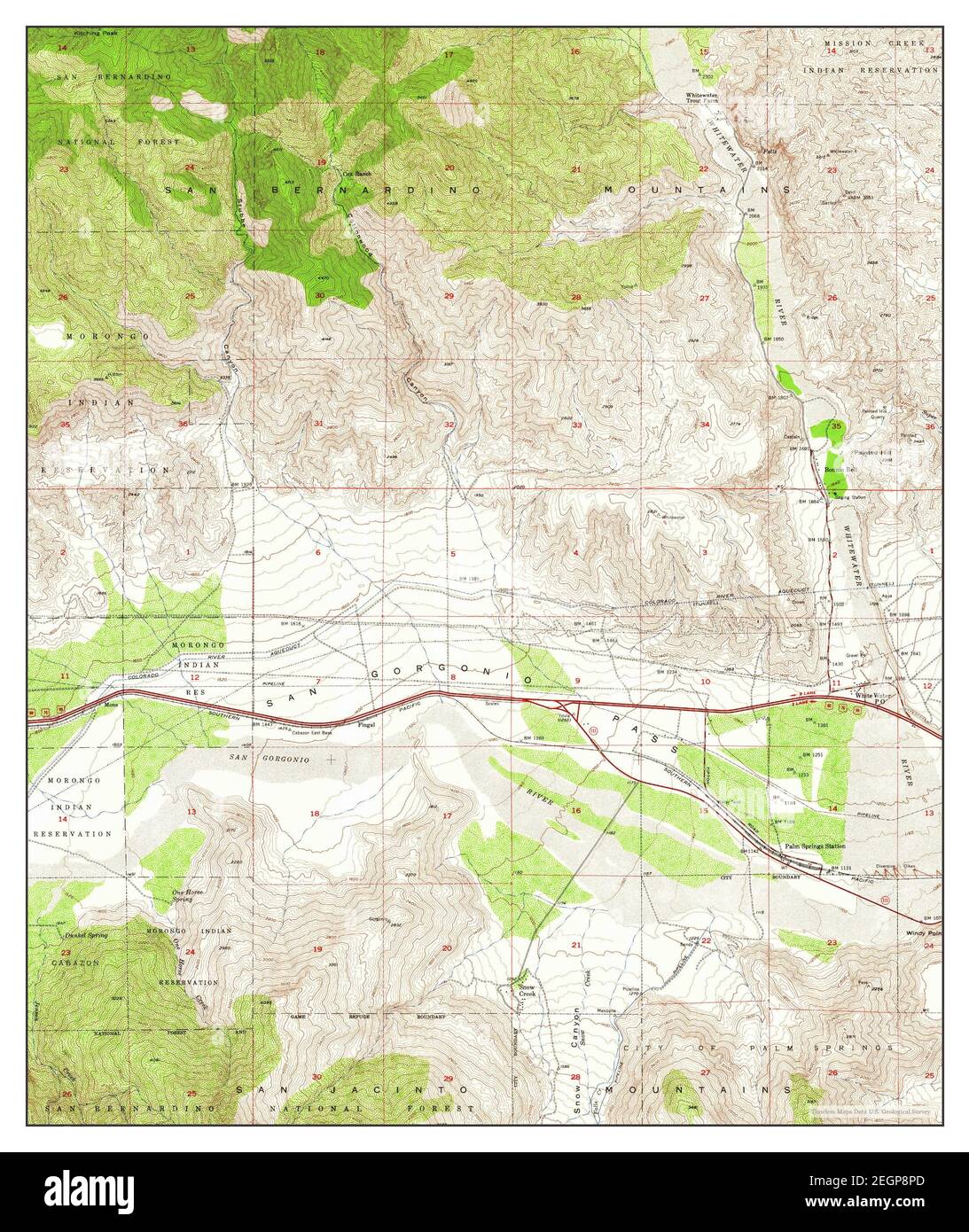 Map of whitewater hi-res stock photography and images - Alamy