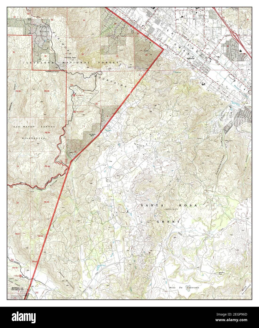 Wildomar, California, map 1997, 1:24000, United States of America by ...