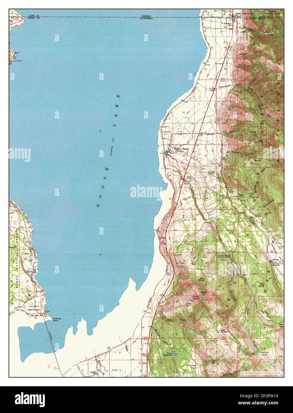 Old willow ranch Cut Out Stock Images & Pictures - Alamy