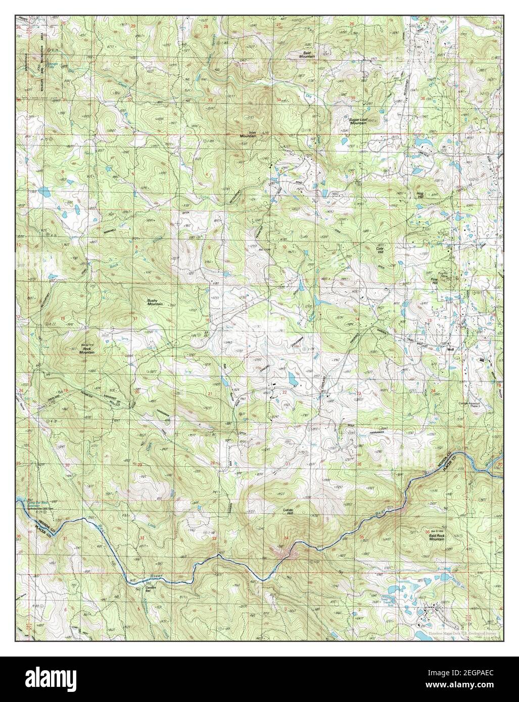 Wolf, California, map 1998, 1:24000, United States of America by ...