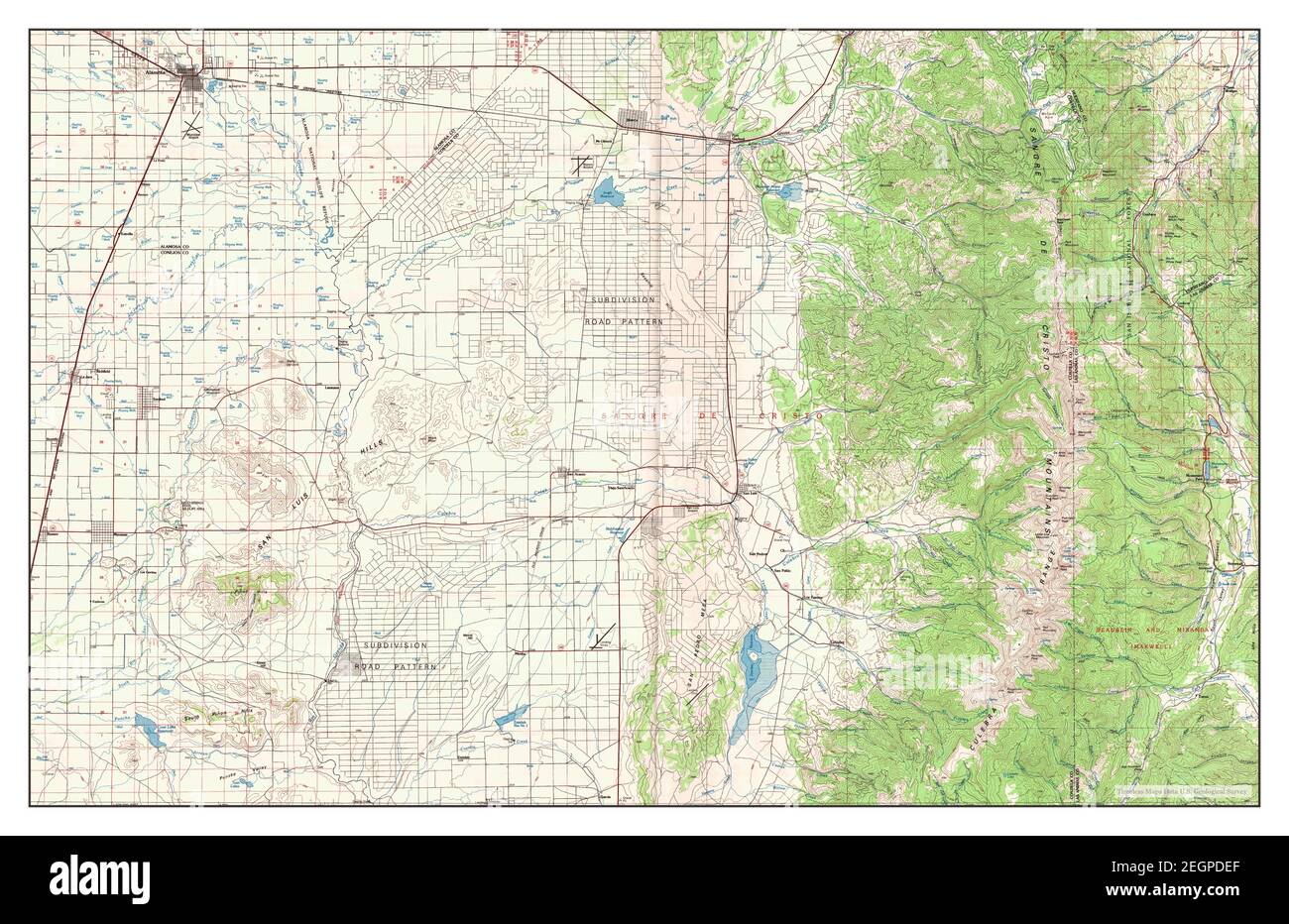 Alamosa, Colorado, map 1983, 1:100000, United States of America by ...