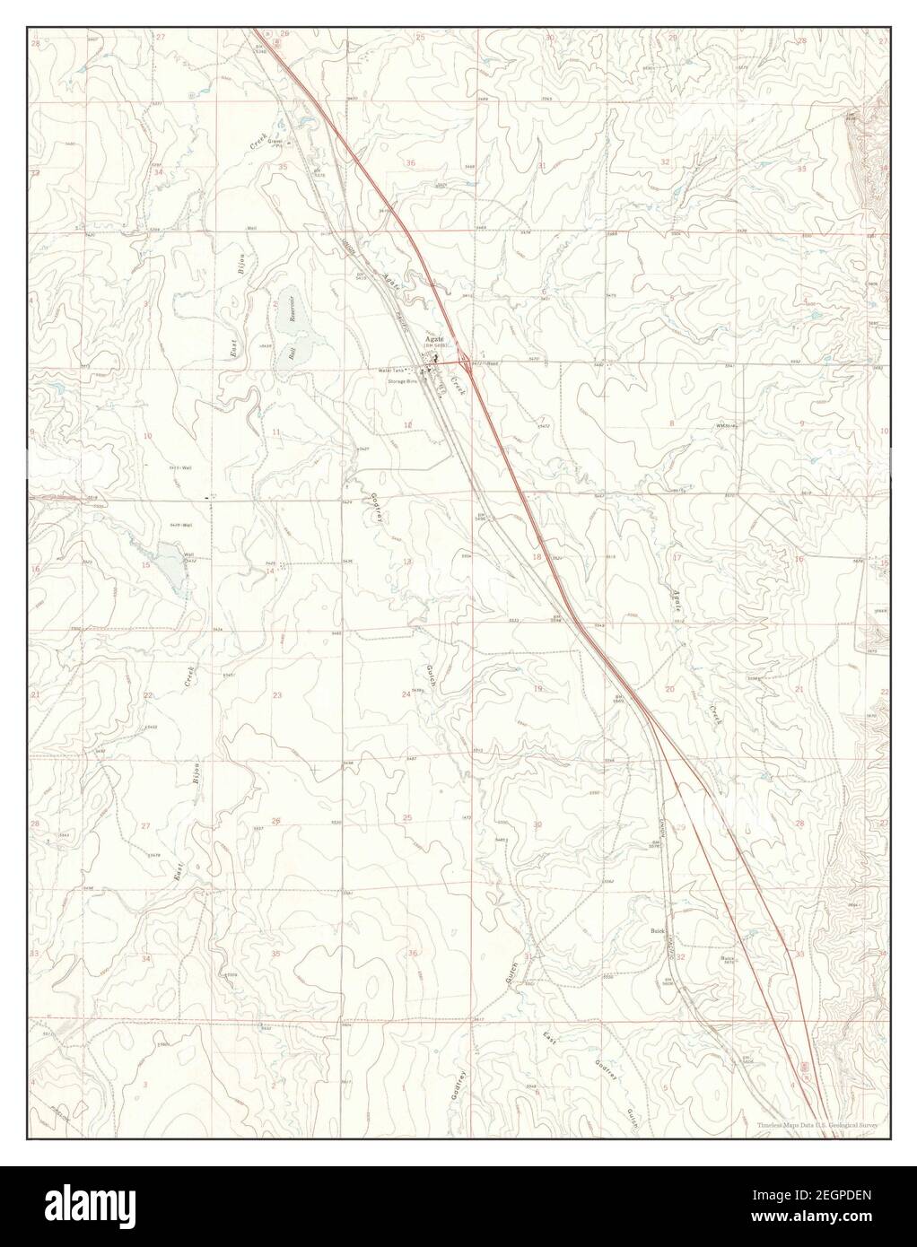 Agate, Colorado, map 1970, 1:24000, United States of America by ...