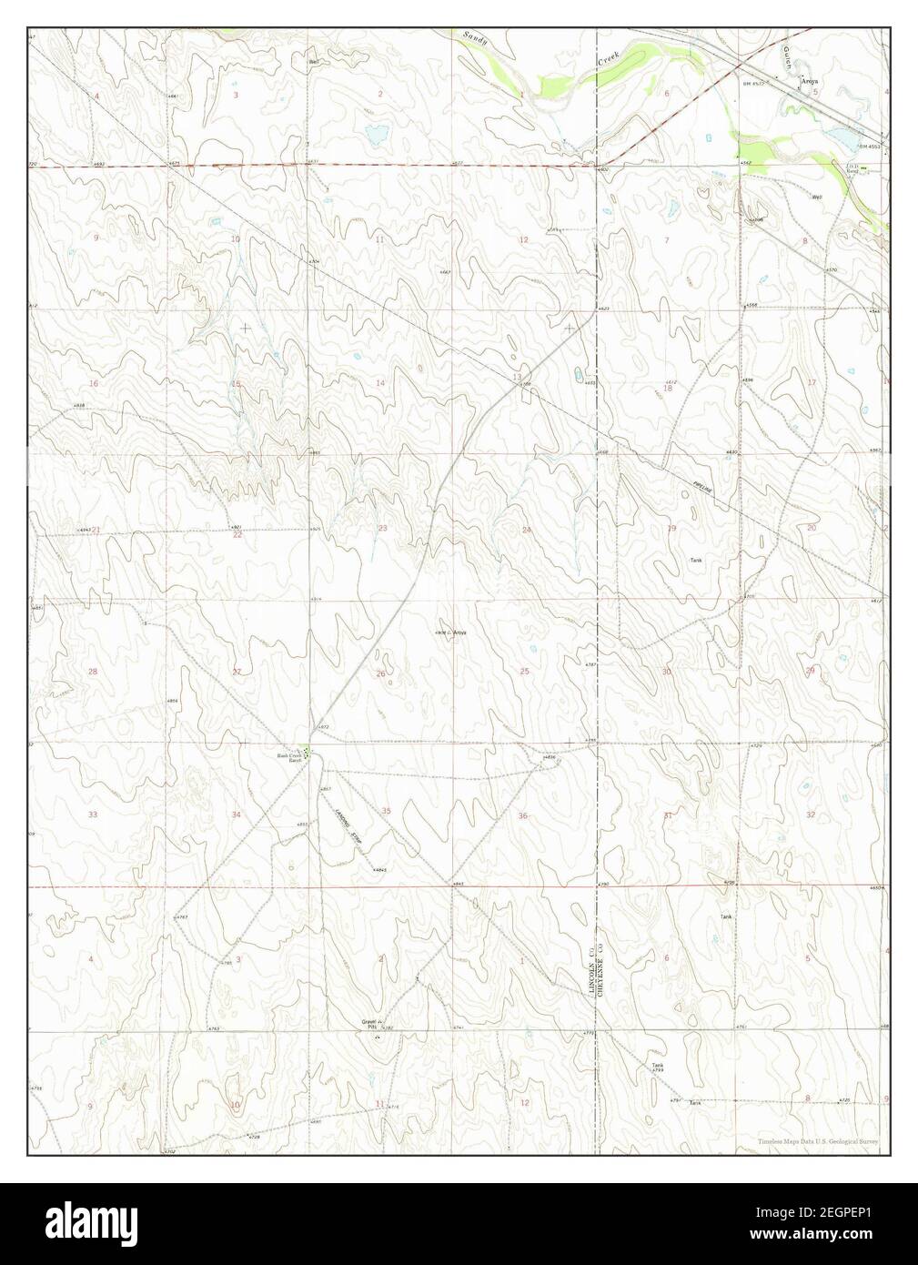 Aroya, Colorado, map 1978, 1:24000, United States of America by ...