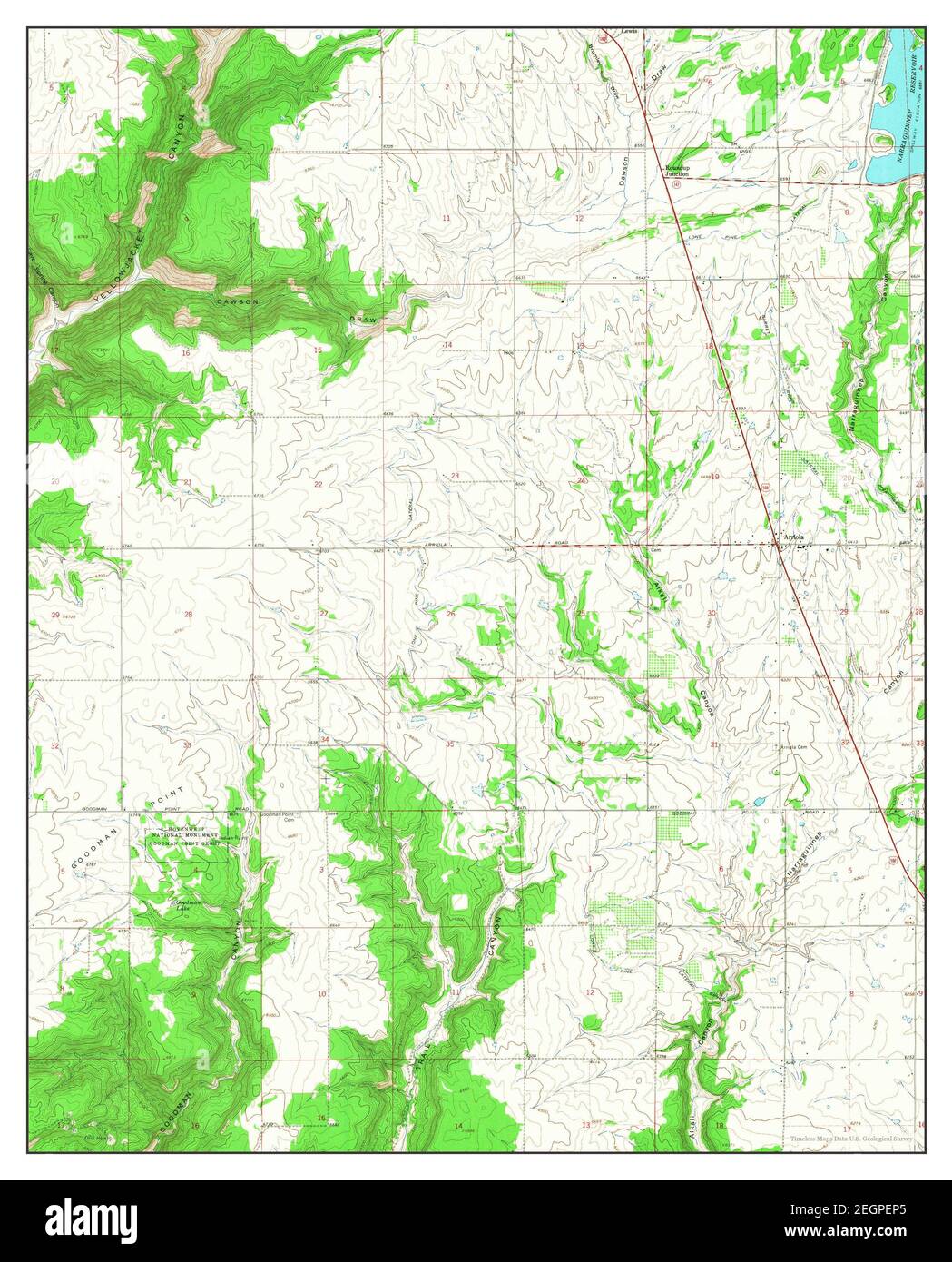 Arriola, Colorado, map 1965, 1:24000, United States of America by ...