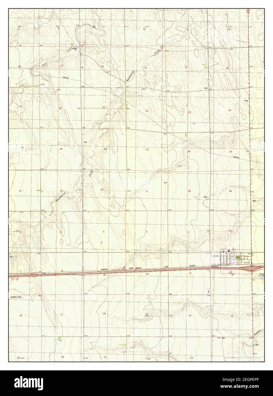 Arriba, Colorado, map 1979, 1:24000, United States of America by ...