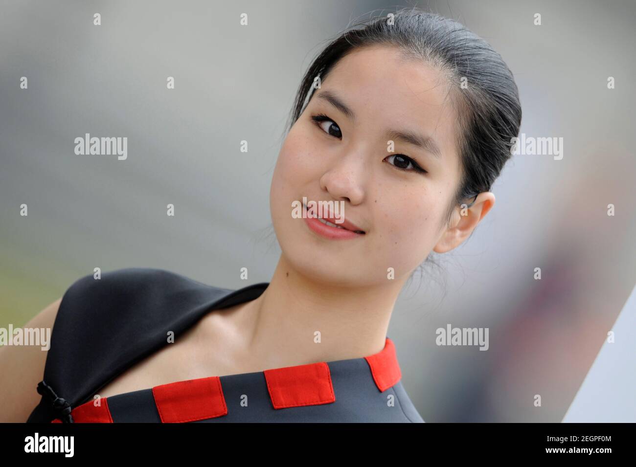 Grid girl china hi-res stock photography and images - Alamy