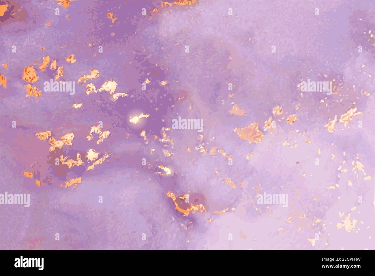 Luxury purple and gold stone marble texture. Alcohol ink technique ...