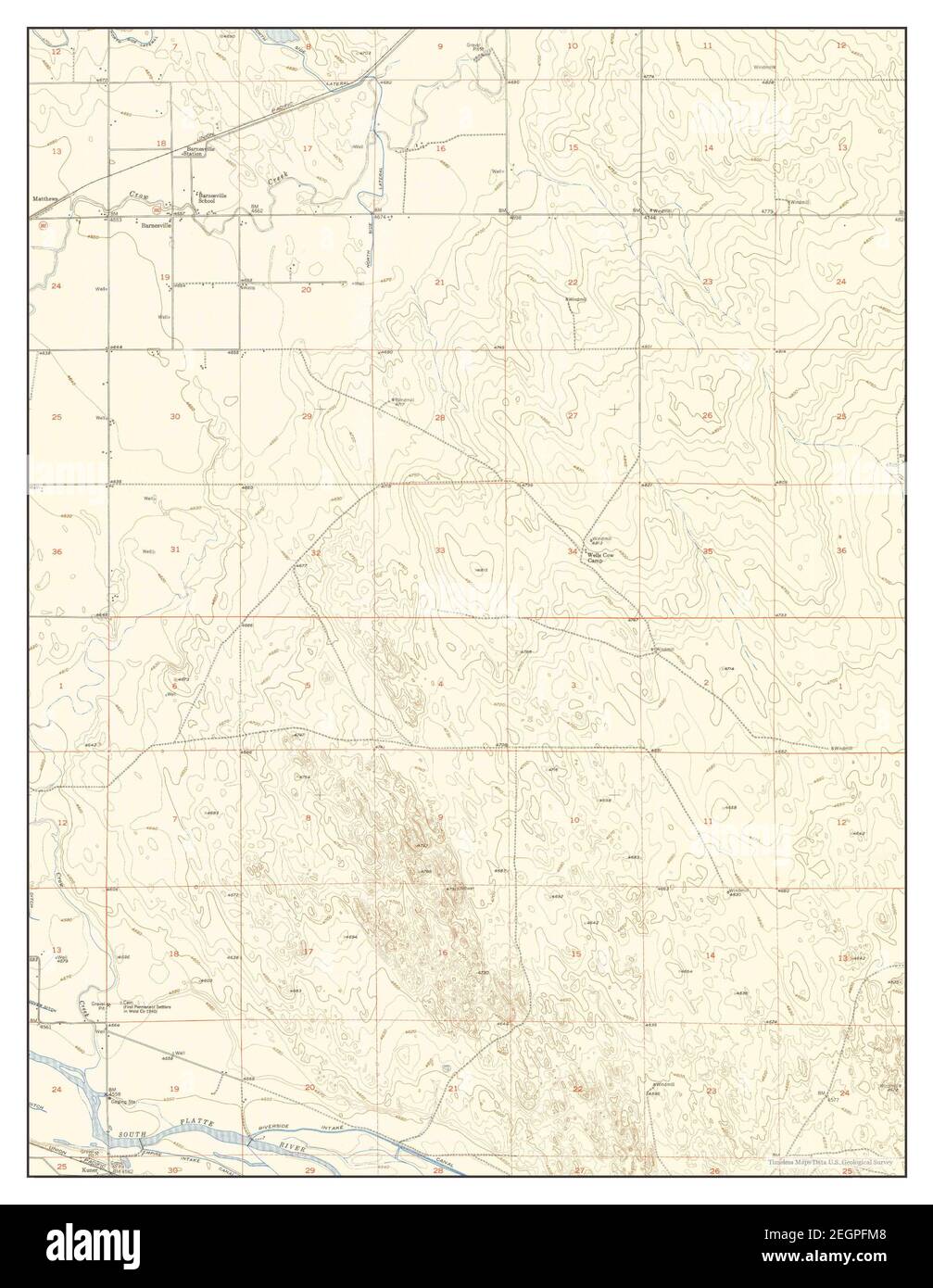 Barnesville, Colorado, map 1950, 1:24000, United States of America by ...