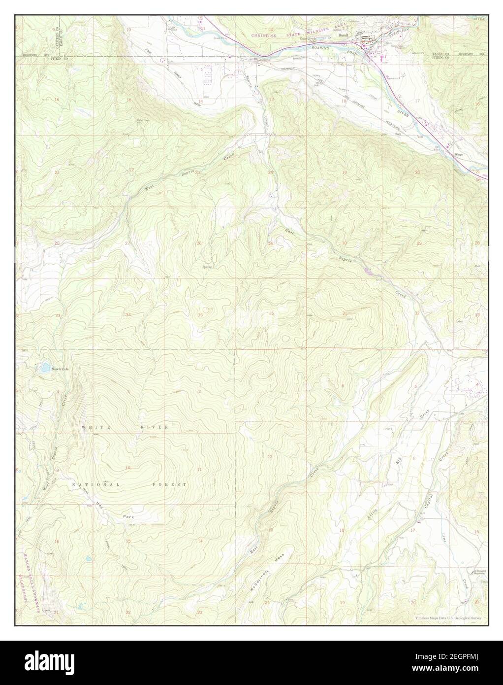 Map of basalt hi-res stock photography and images - Alamy