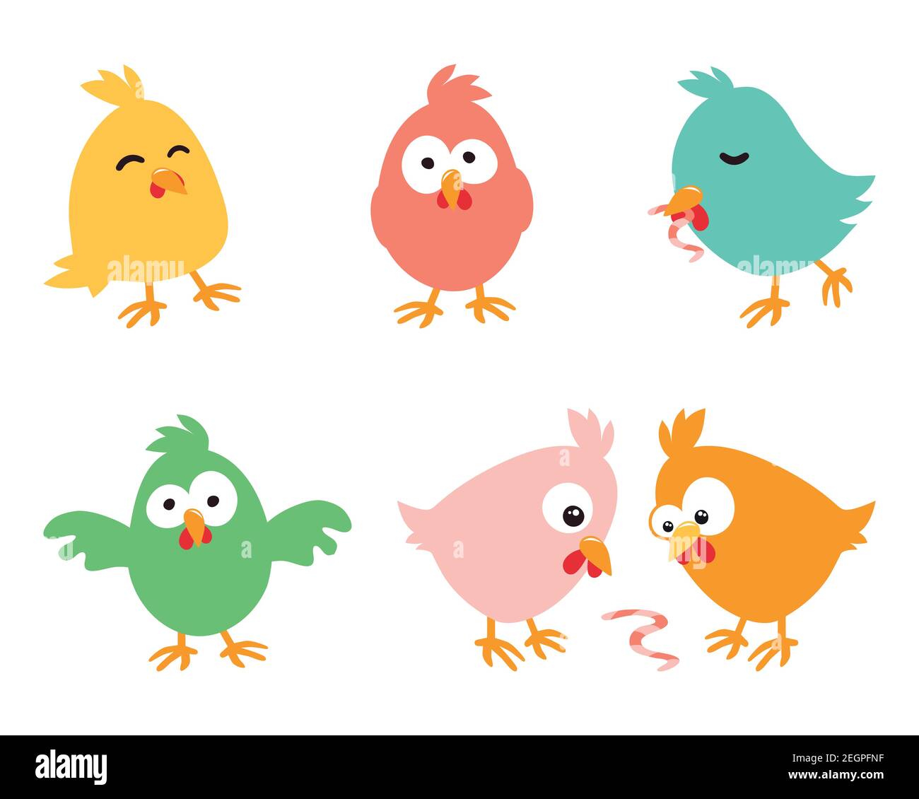 Chicken run cartoon Stock Vector Images - Alamy
