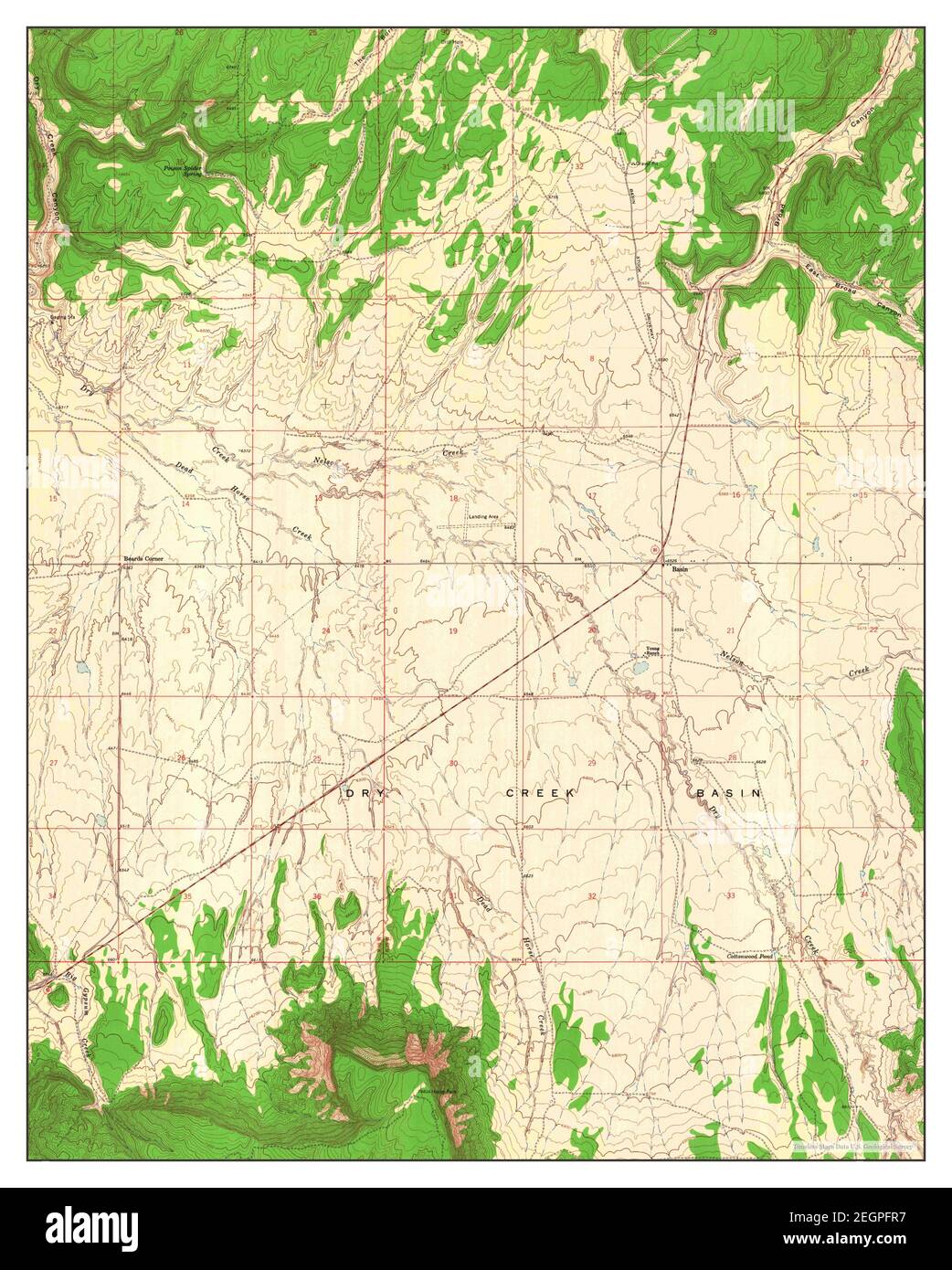 Basin, Colorado, map 1964, 1:24000, United States of America by ...