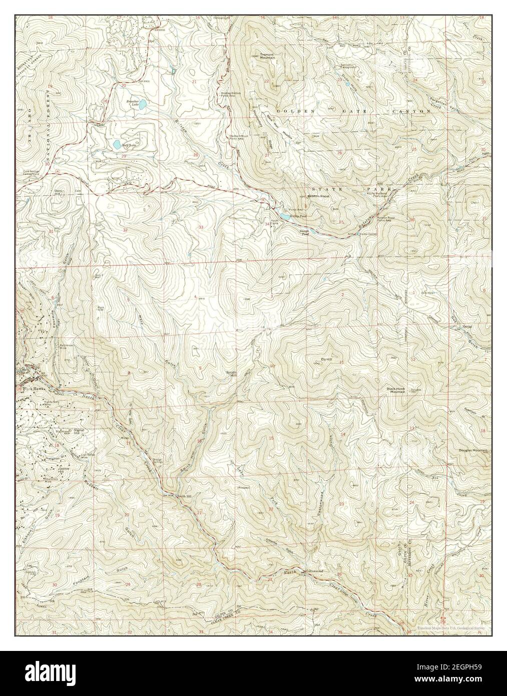 Black Hawk, Colorado, map 1972, 1:24000, United States of America by ...