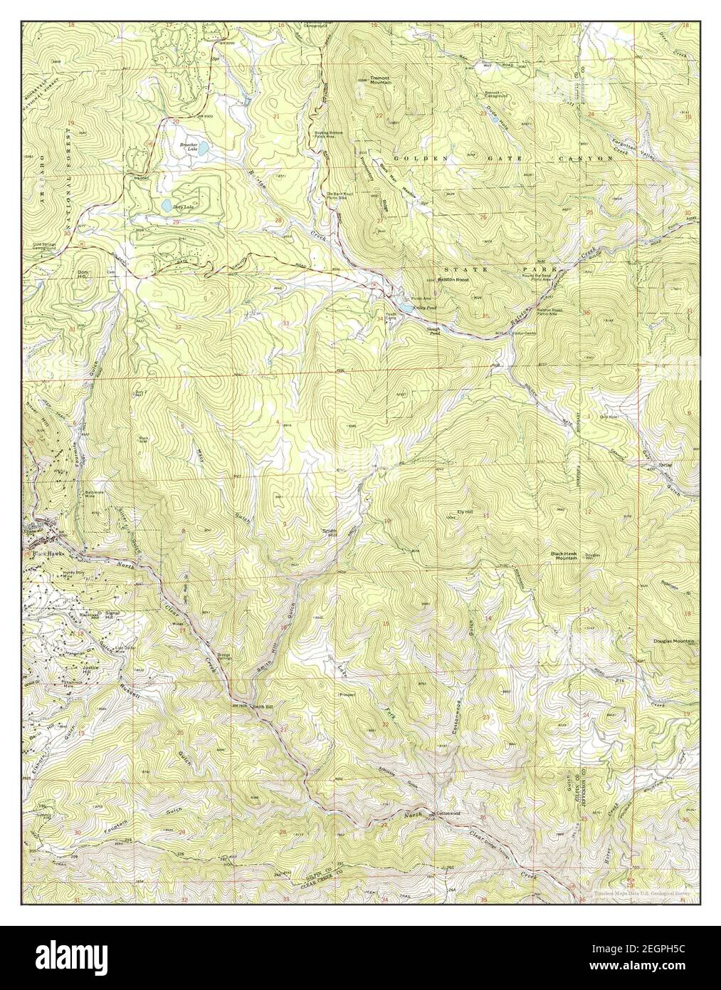 Black Hawk, Colorado, map 1972, 1:24000, United States of America by ...
