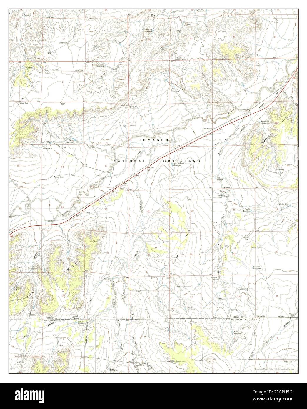 Bloom, Colorado, map 1993, 1:24000, United States of America by ...