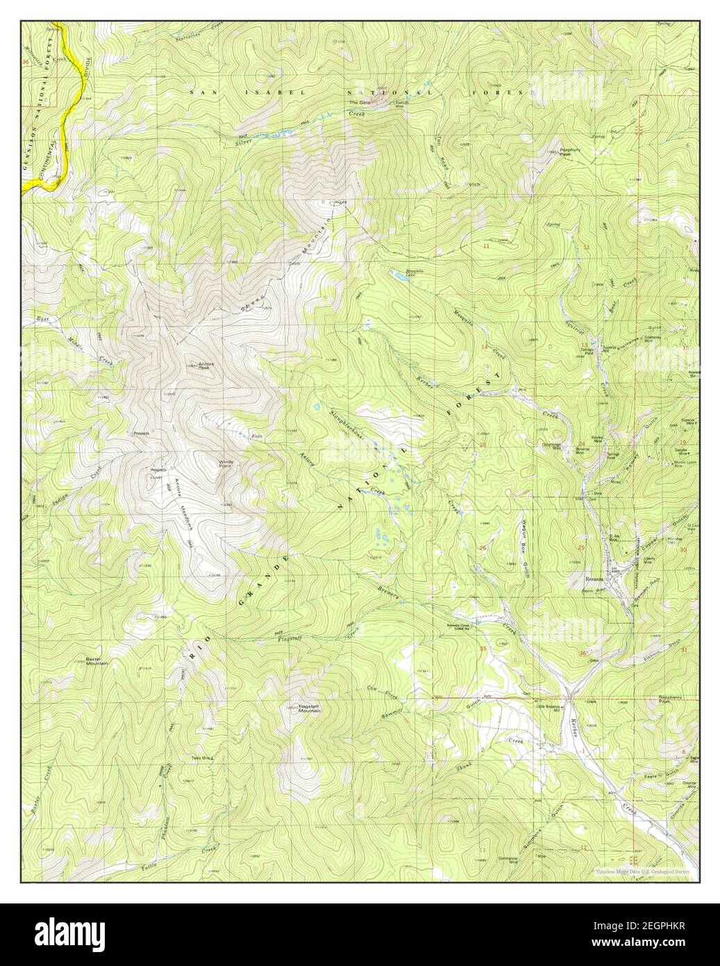 Bonanza map hi-res stock photography and images - Alamy