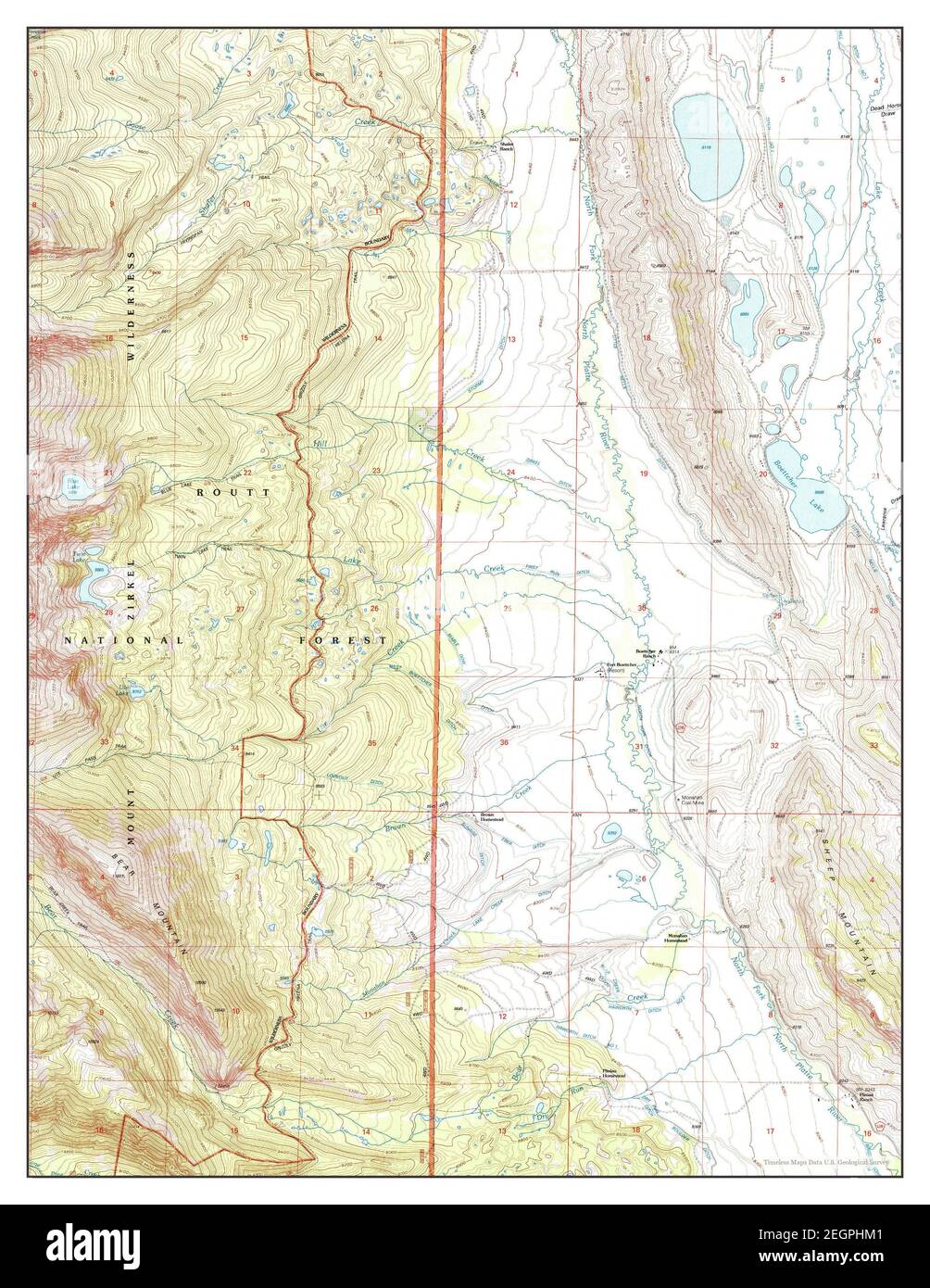 Boettcher Lake, Colorado, map 2000, 1:24000, United States of America ...