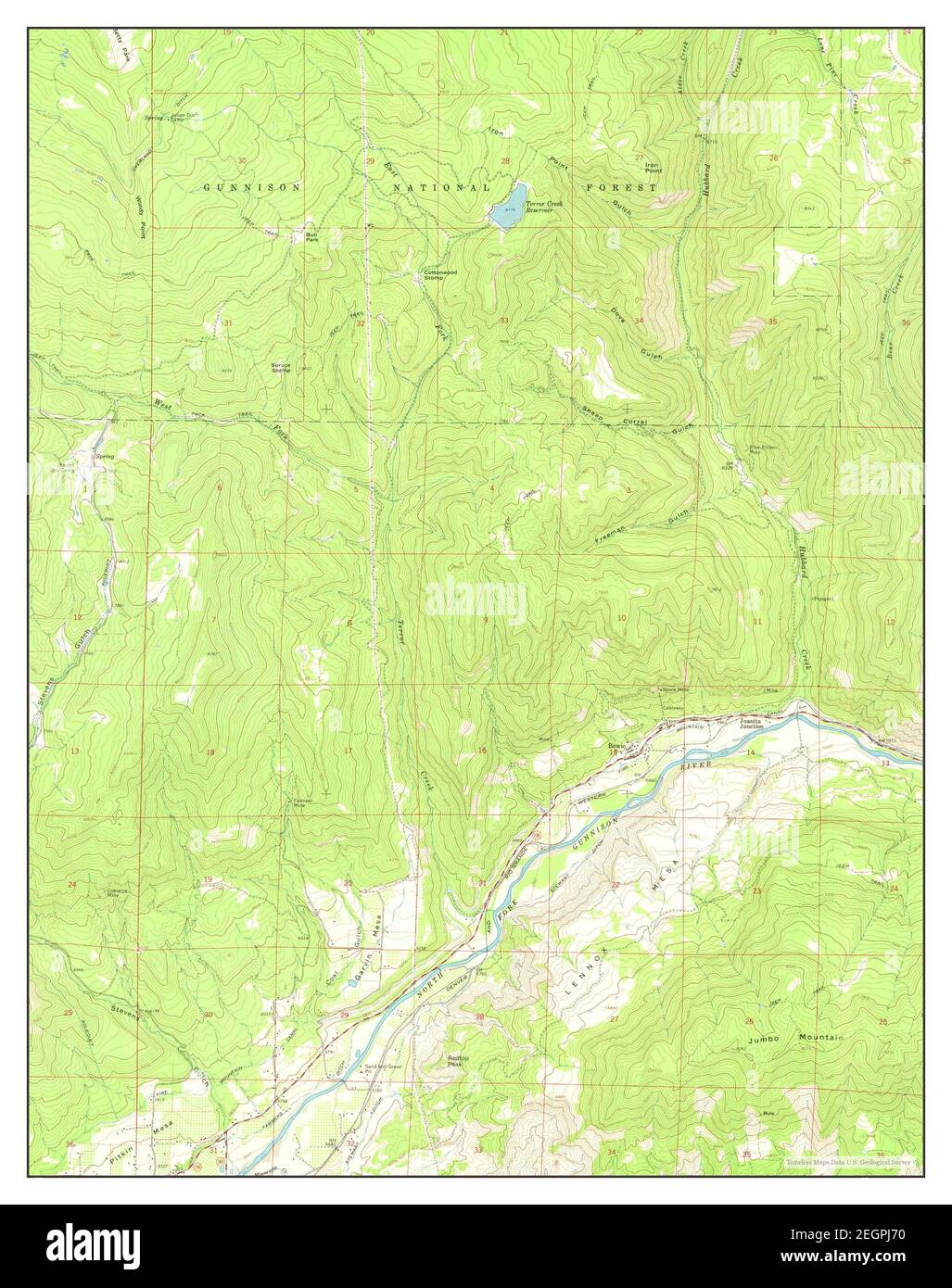 Bowie, Colorado, map 1965, 1:24000, United States of America by ...