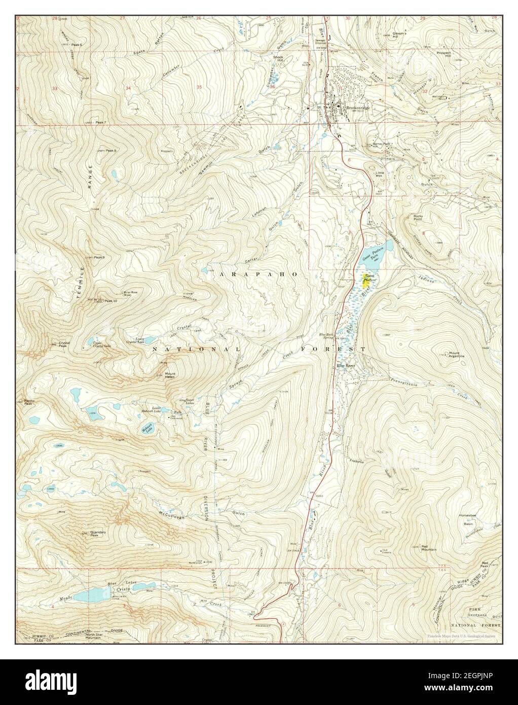 Breckenridge Colorado Map Trail & Town Maps Breckenridge, Colorado