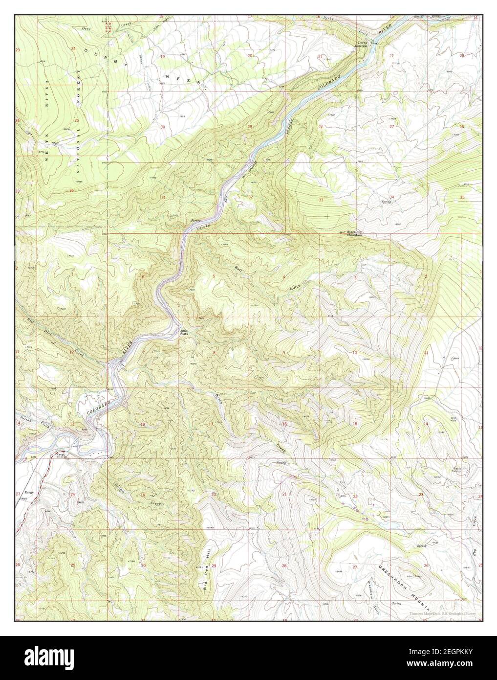 Burns South, Colorado, map 1972, 1:24000, United States of America by ...