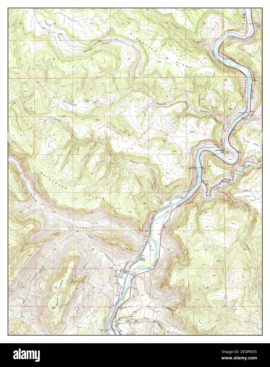 Cameo, Colorado, map 1955, 1:24000, United States of America by ...