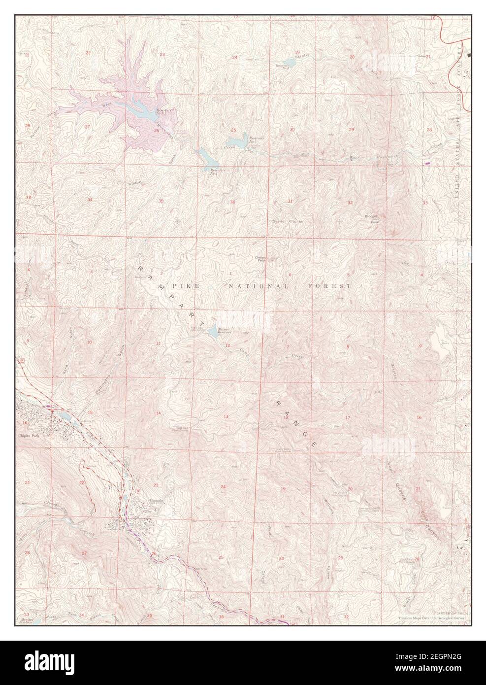 Cascade, Colorado, map 1961, 1:24000, United States of America by ...