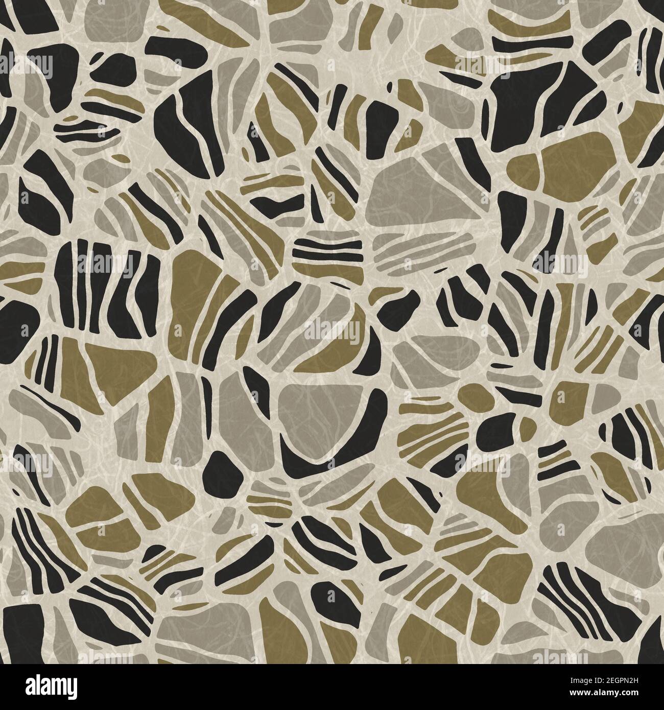 Seamless rock stone shape contour pattern print Stock Photo - Alamy