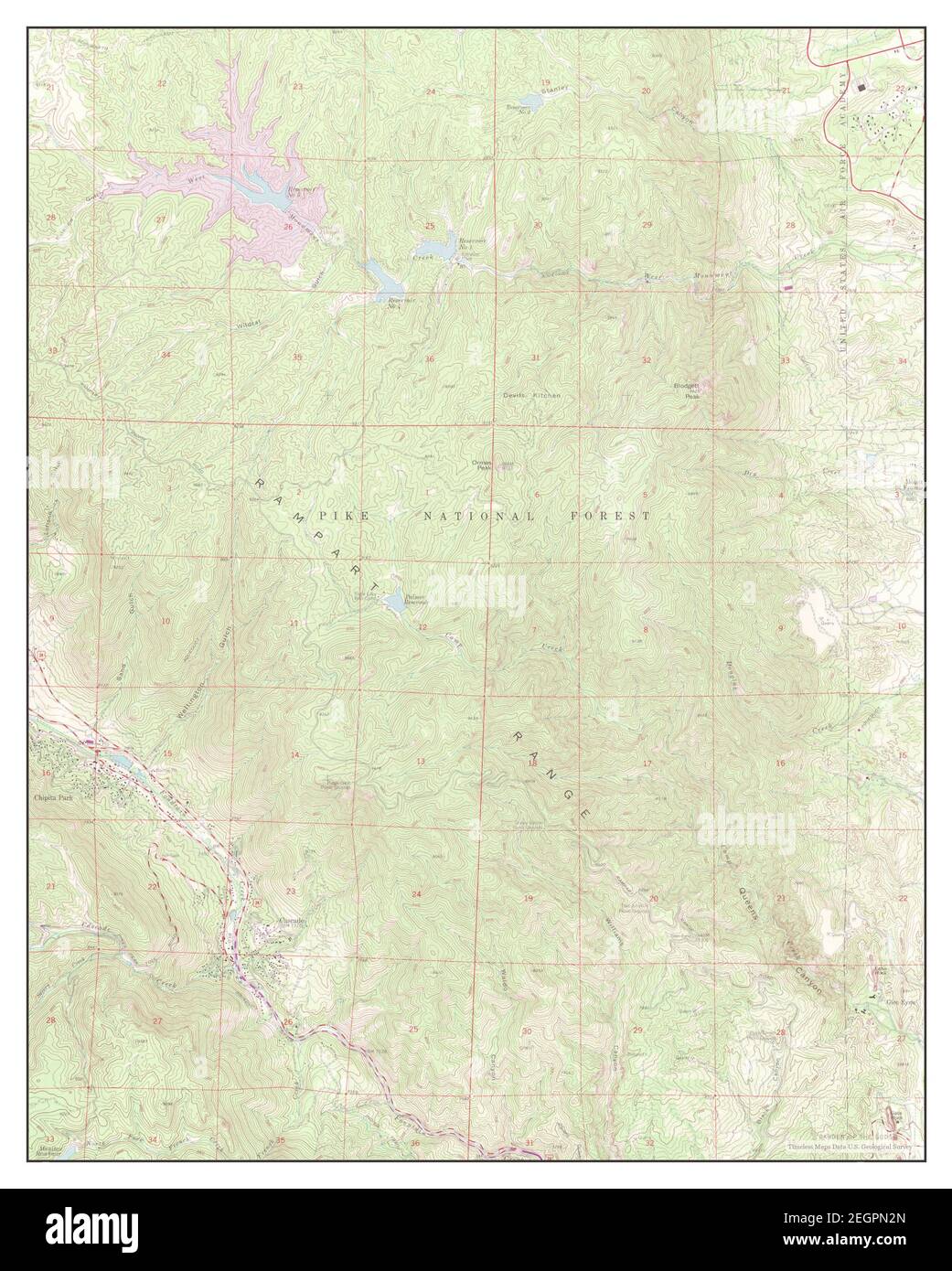 Cascade, Colorado, map 1961, 1:24000, United States of America by ...