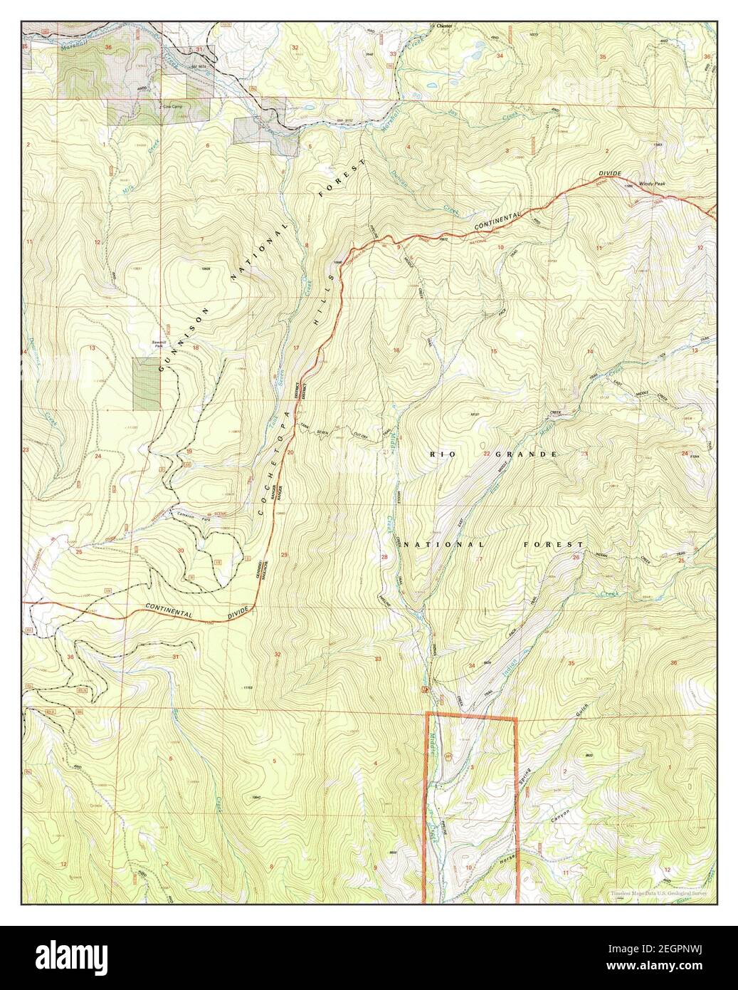 Chester, Colorado, map 2001, 1:24000, United States of America by ...