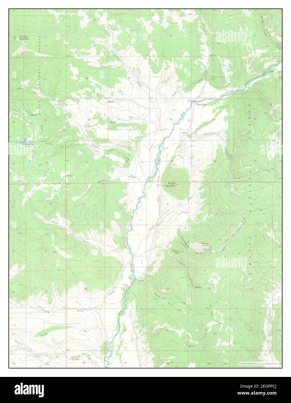 Clark, Colorado, map 1962, 1:24000, United States of America by ...
