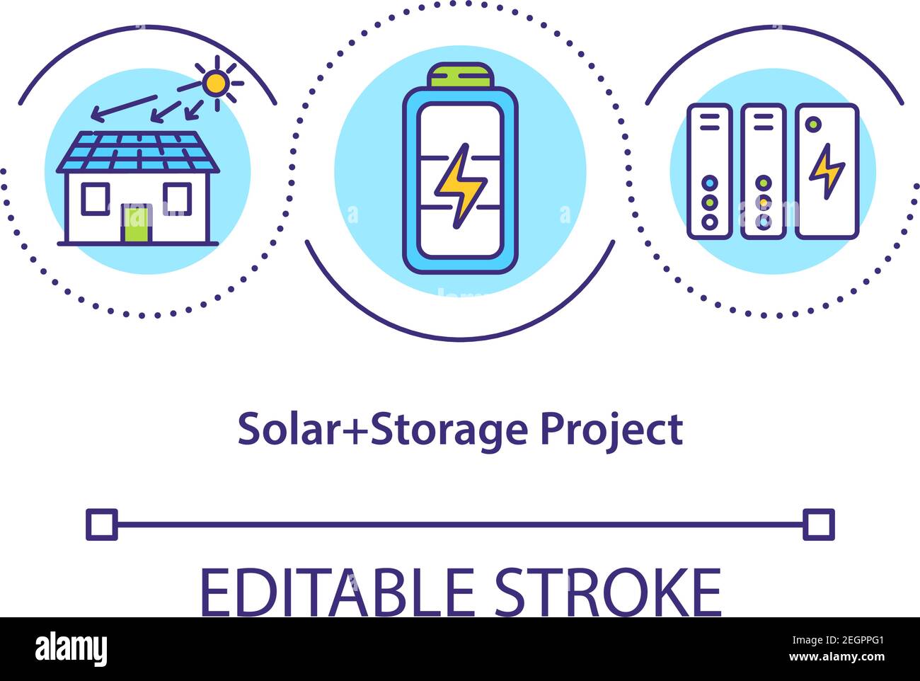 Solar system project Stock Vector Images - Alamy