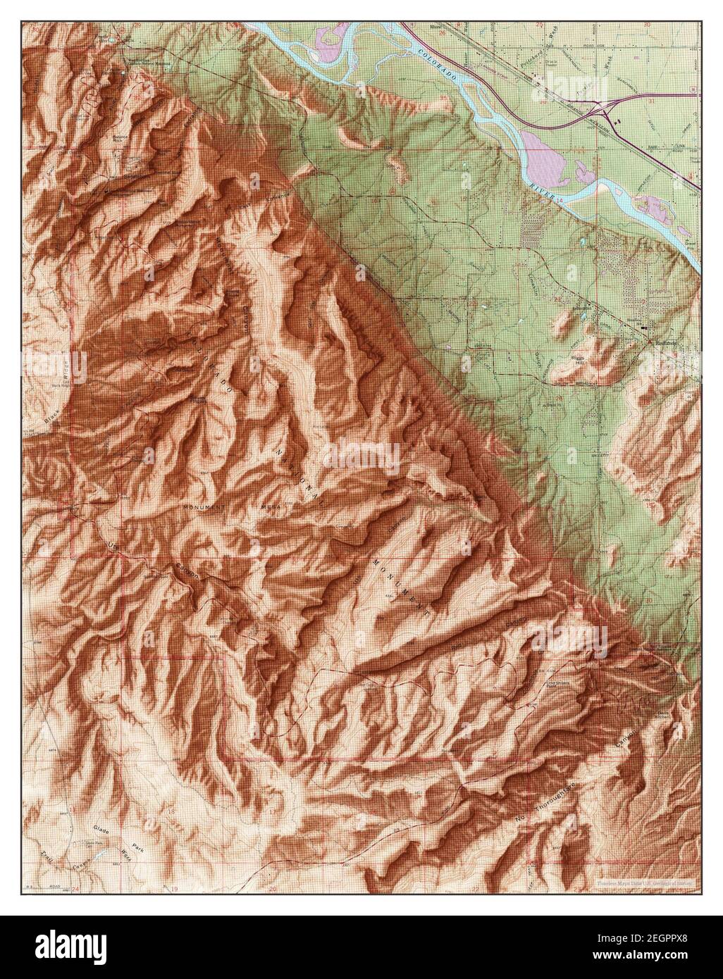 Colorado National Monument, Colorado, map 1962, 1:24000, United States ...