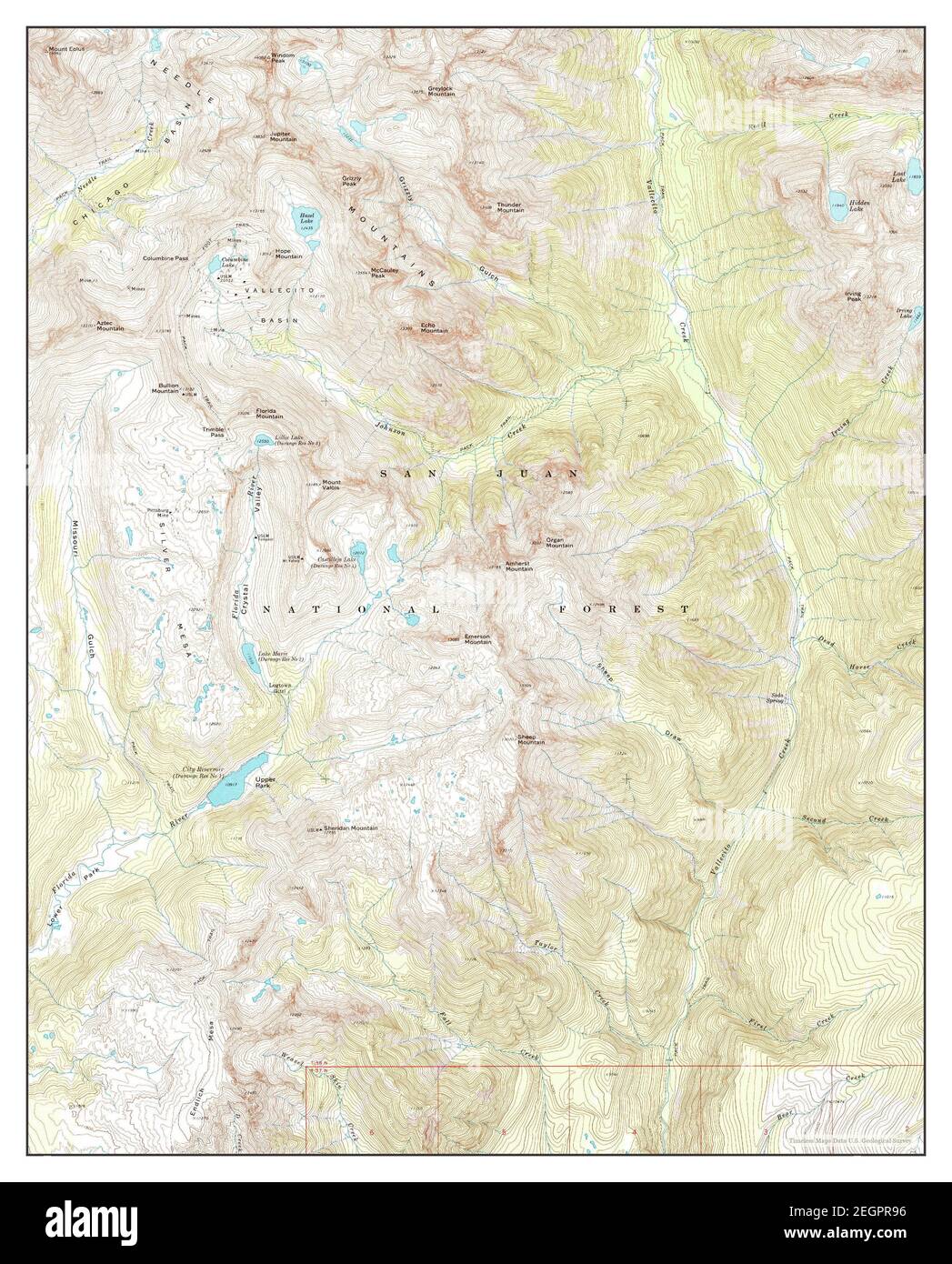 Columbine Pass, Colorado, map 1973, 1:24000, United States of America ...