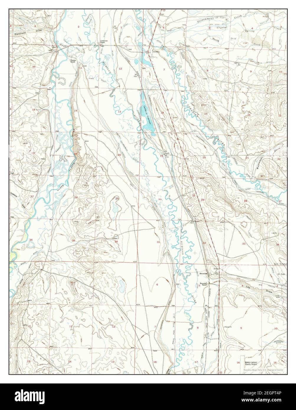 Cowdrey, Colorado, map 1956, 1:24000, United States of America by ...