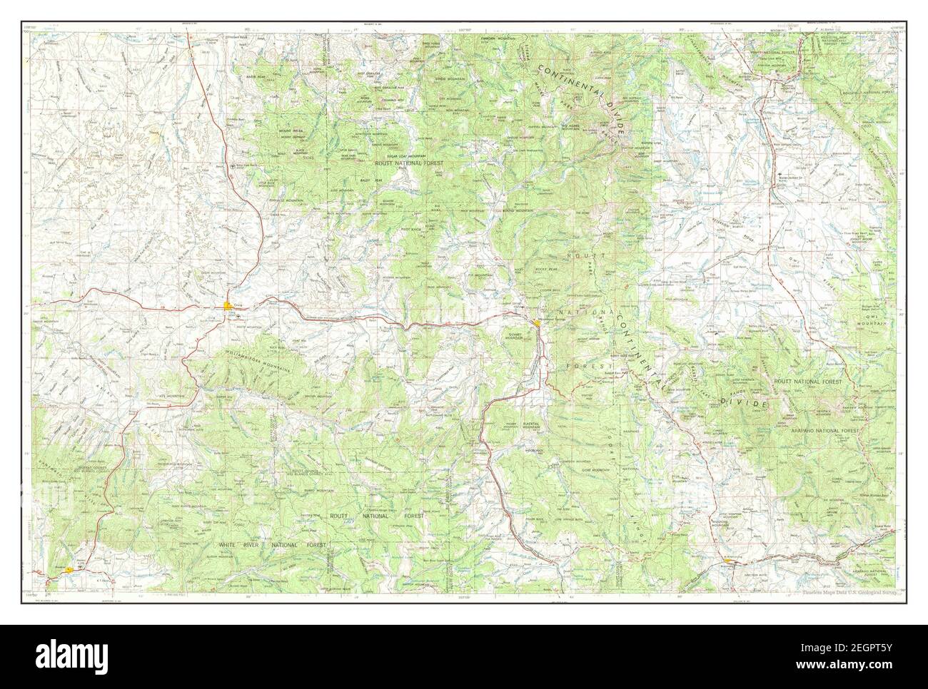 Map of craig Cut Out Stock Images & Pictures - Alamy