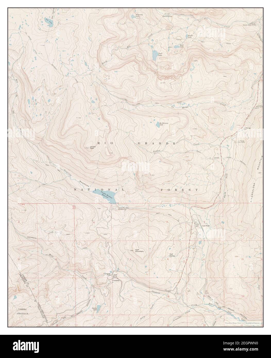 Cumbres, Colorado, map 1967, 1:24000, United States of America by ...
