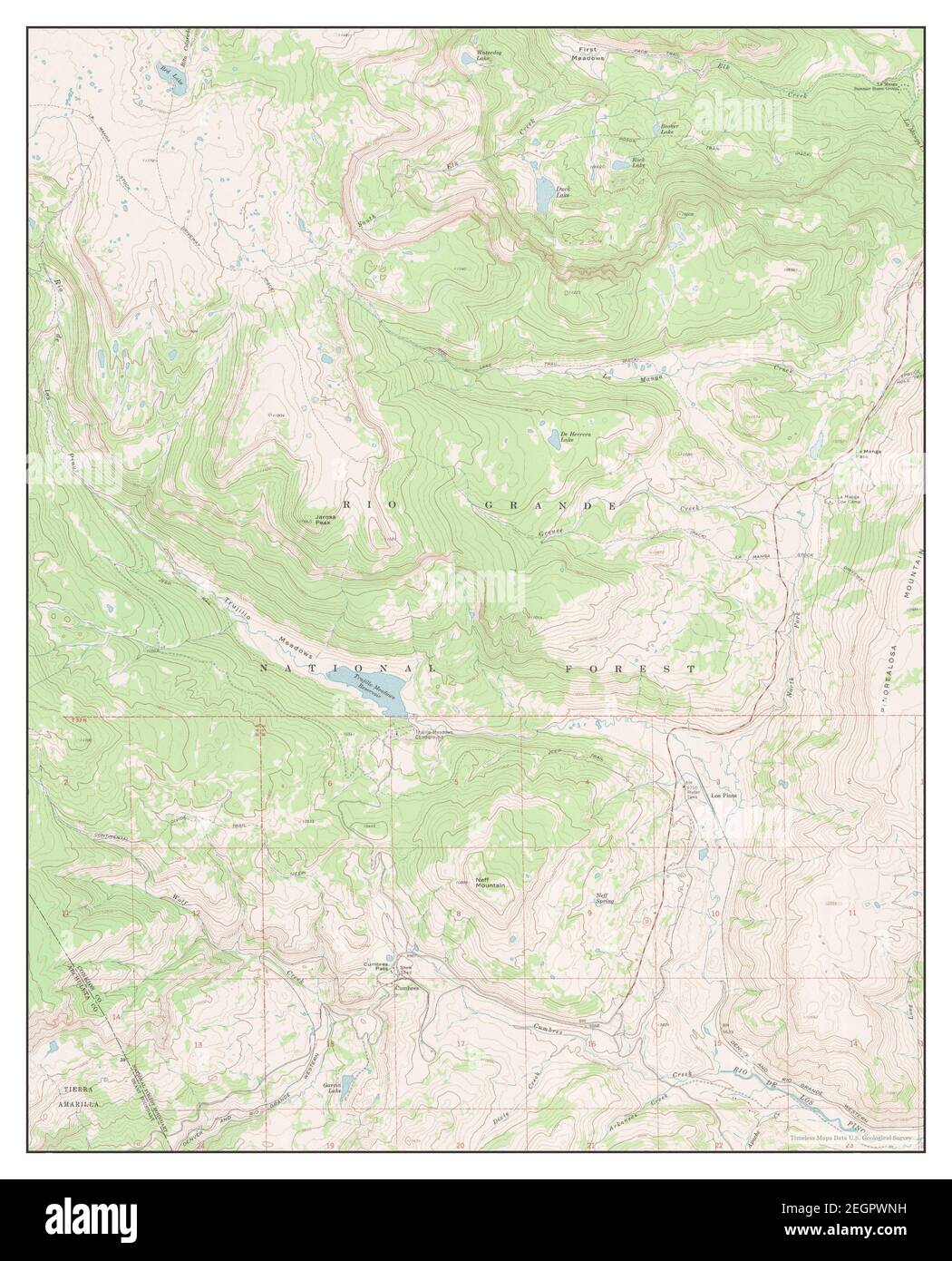 Cumbres, Colorado, map 1967, 1:24000, United States of America by ...
