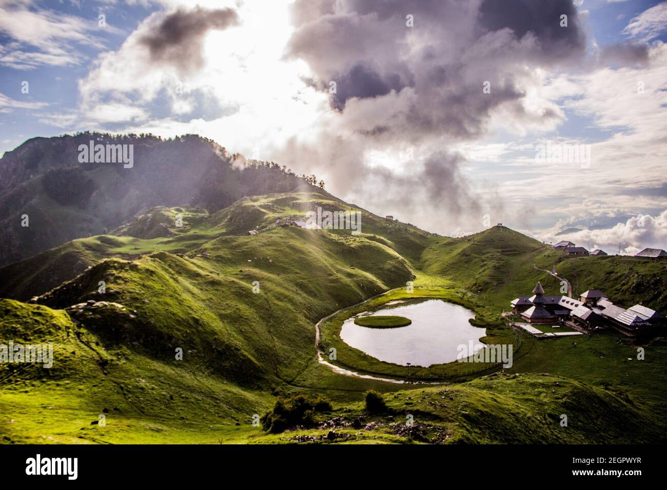 Prashar Lake, Mandi, Himachal Pradesh Stock Photo - Alamy