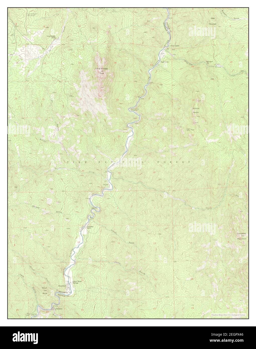 Deckers, Colorado, map 1954, 1:24000, United States of America by ...