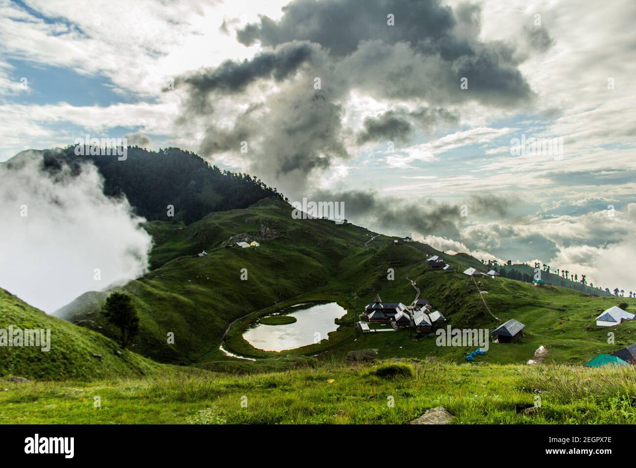 Prashar Lake, Mandi, Himachal Pradesh Stock Photo - Alamy