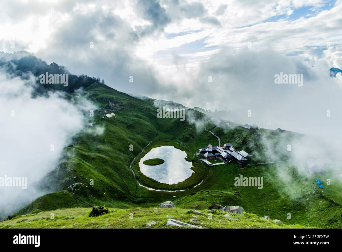 Prashar Lake, Mandi, Himachal Pradesh Stock Photo - Alamy