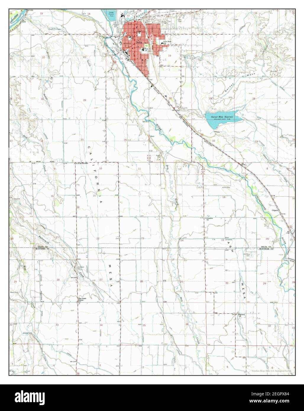 Delta, Colorado, map 1962, 1:24000, United States of America by ...