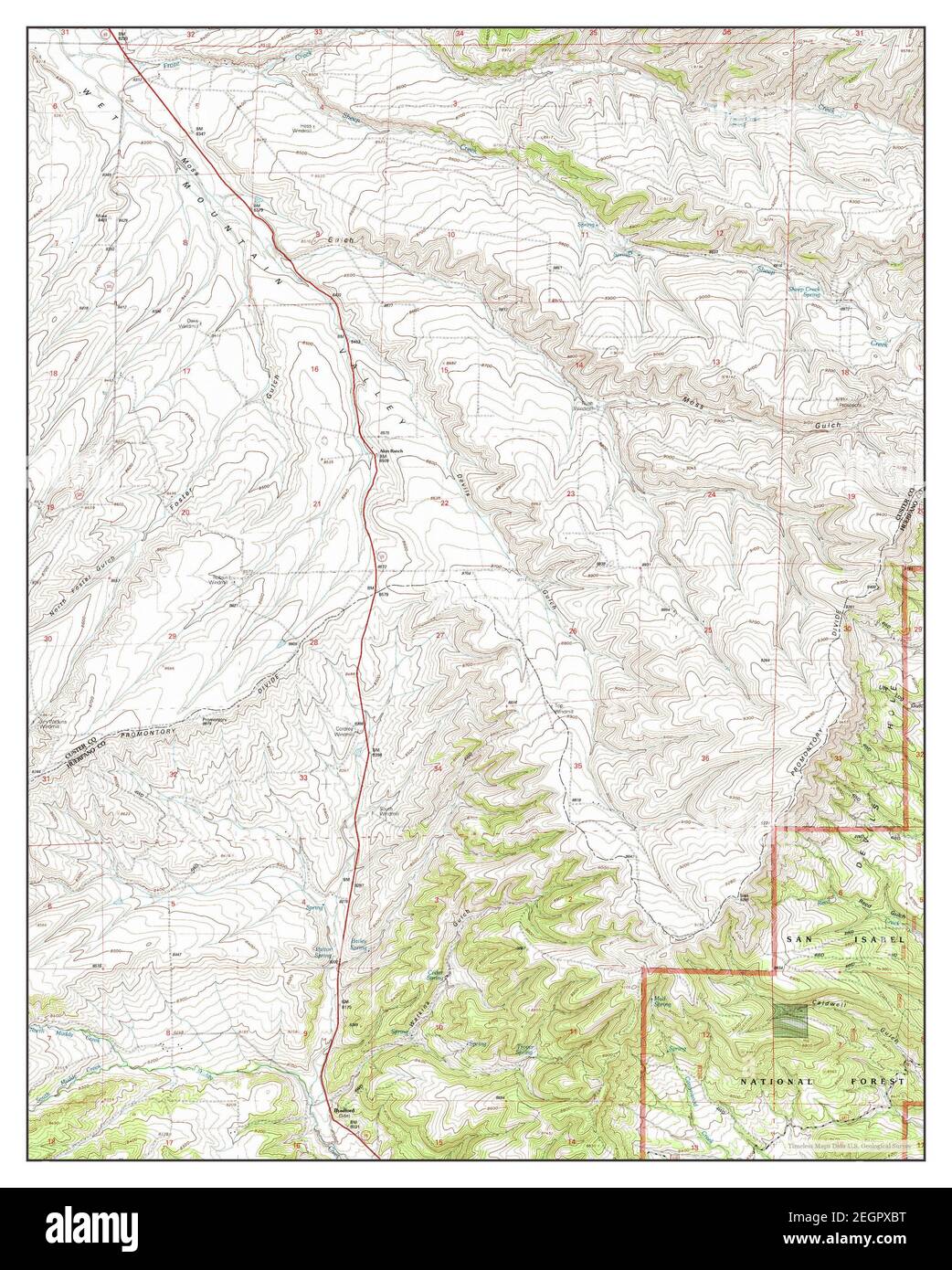 Devils Gulch, Colorado, map 1994, 1:24000, United States of America by ...