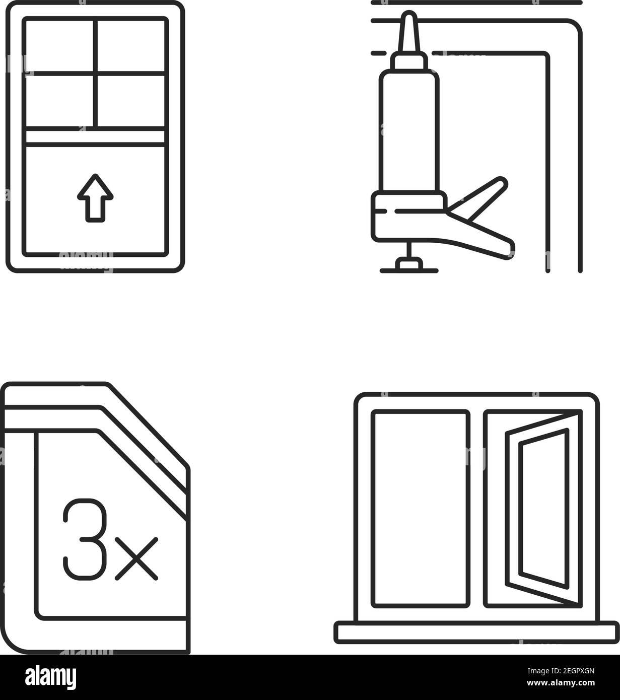 Insulation installation Stock Vector Images - Alamy