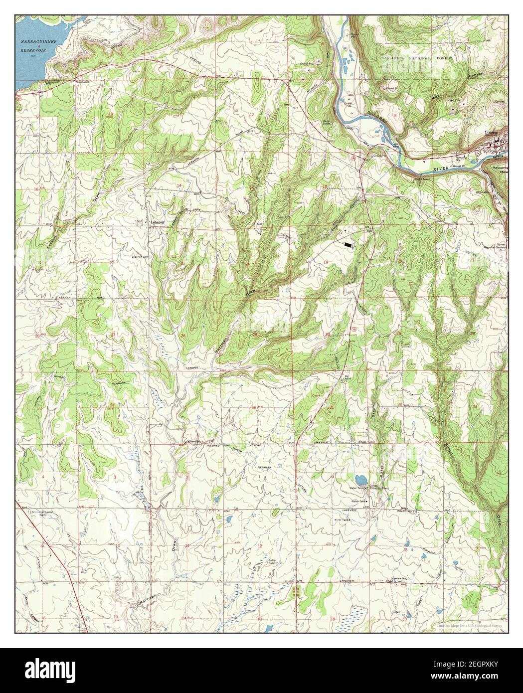 Dolores West, Colorado, map 1965, 1:24000, United States of America by ...