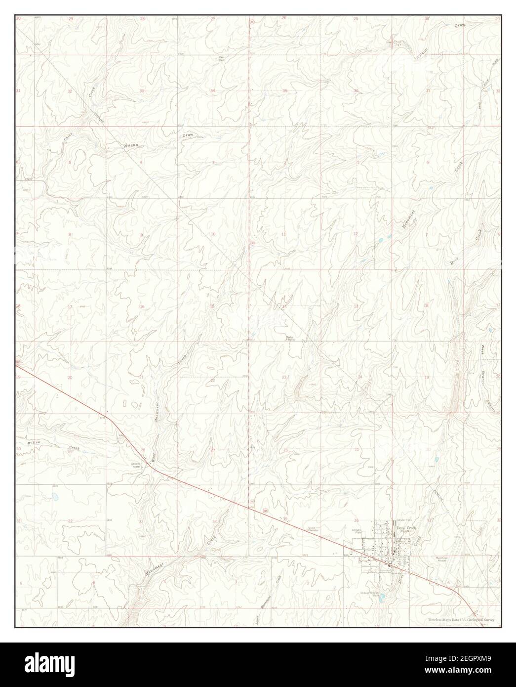 Dove Creek, Colorado, map 1964, 1:24000, United States of America by ...