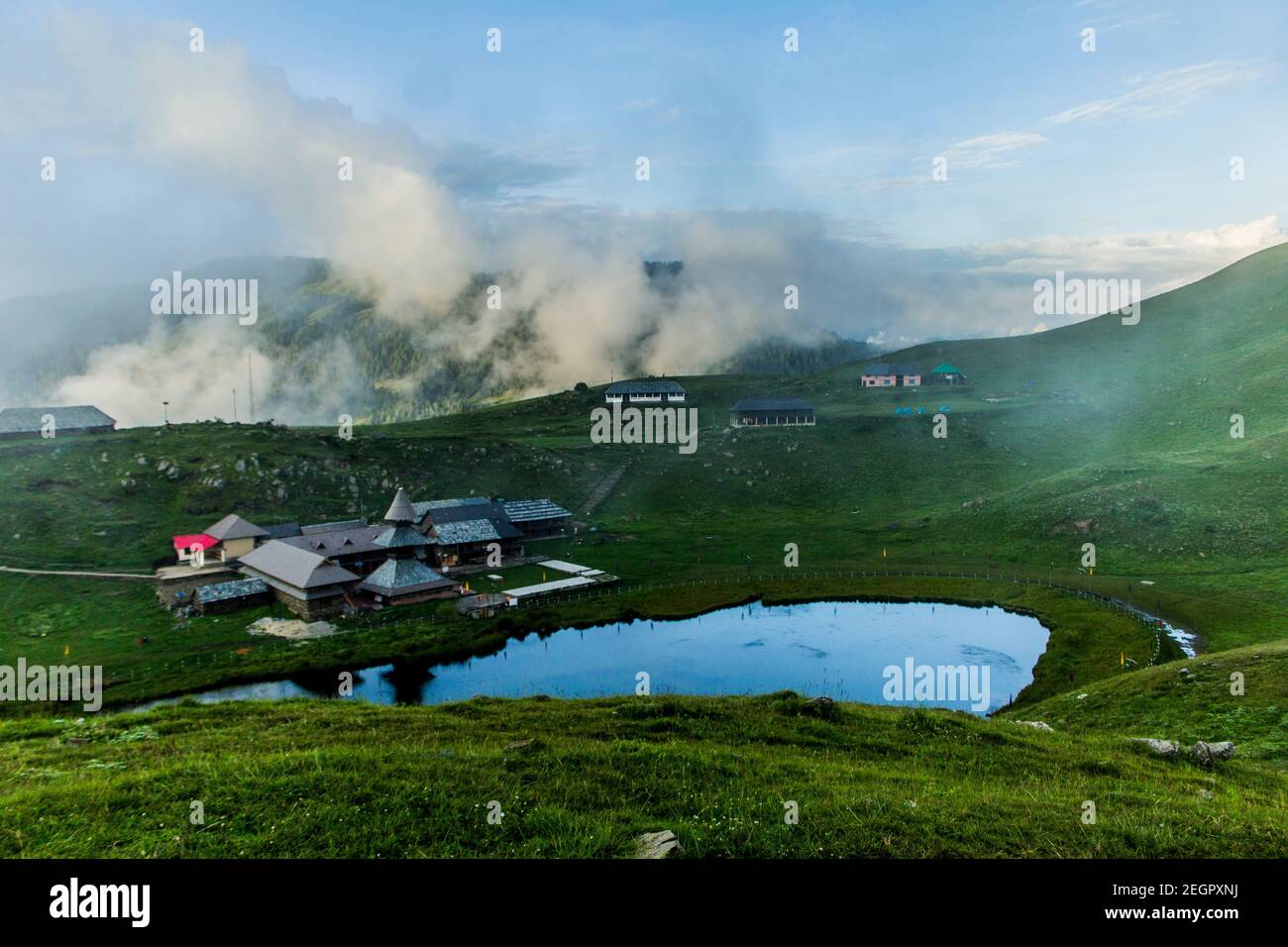 Prashar Lake, Mandi, Himachal Pradesh Stock Photo - Alamy