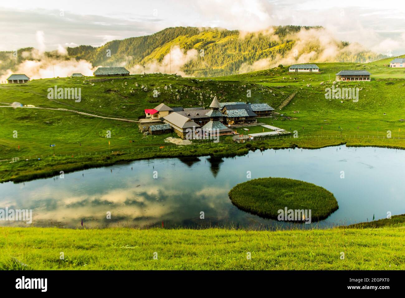 Prashar Lake, Mandi, Himachal Pradesh Stock Photo - Alamy