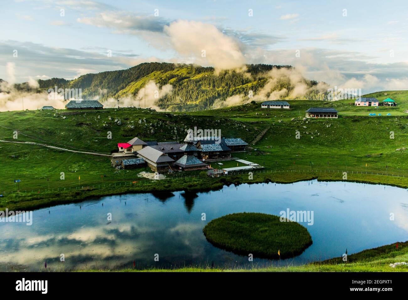 Prashar Lake, Mandi, Himachal Pradesh Stock Photo - Alamy